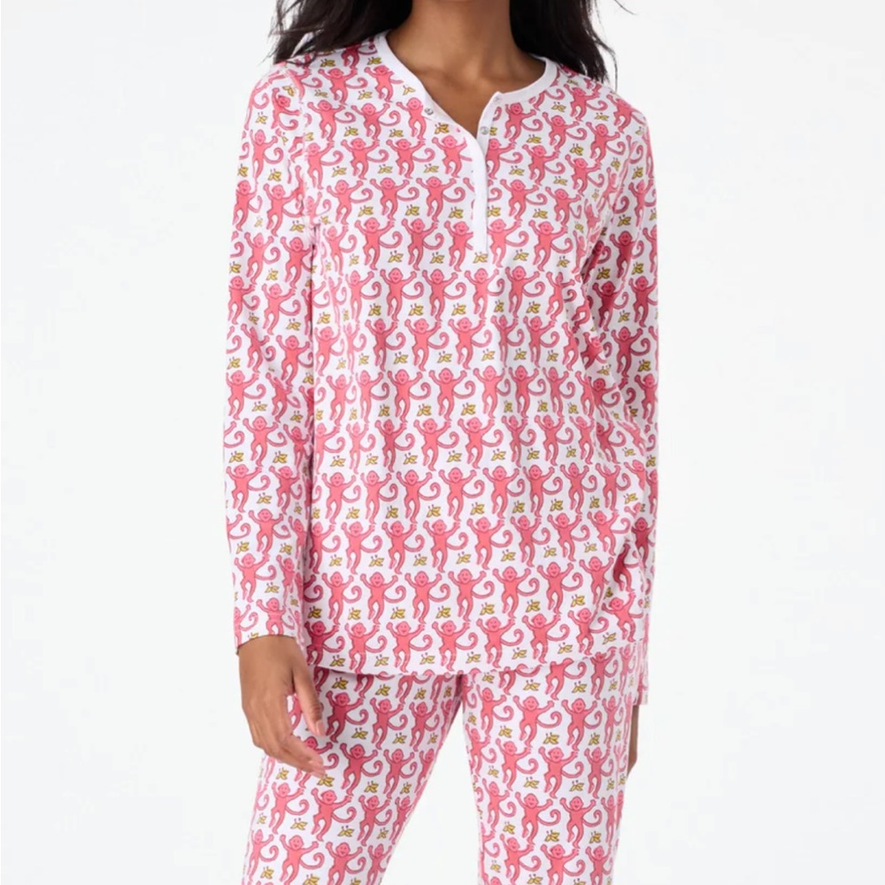 Roller Rabbit Monkey Pajamas - Gem